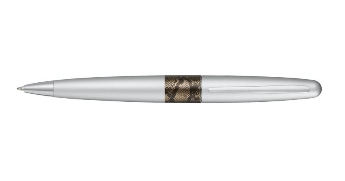 სასაჩუქრე კალამი PILOT Animal Series (Ballpoint Pen) - Silver Python ...