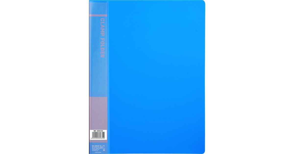 Clamp Folder Deli A4 · Stationery