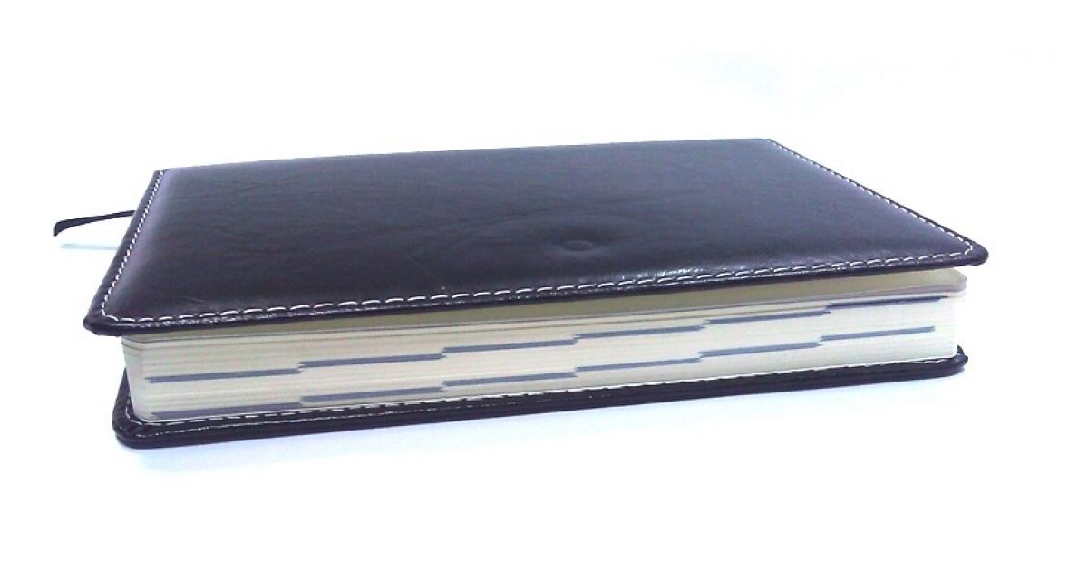 Diary Notebook, 2025 year, A5 size Helio 160 Sheets - Black · Stationery