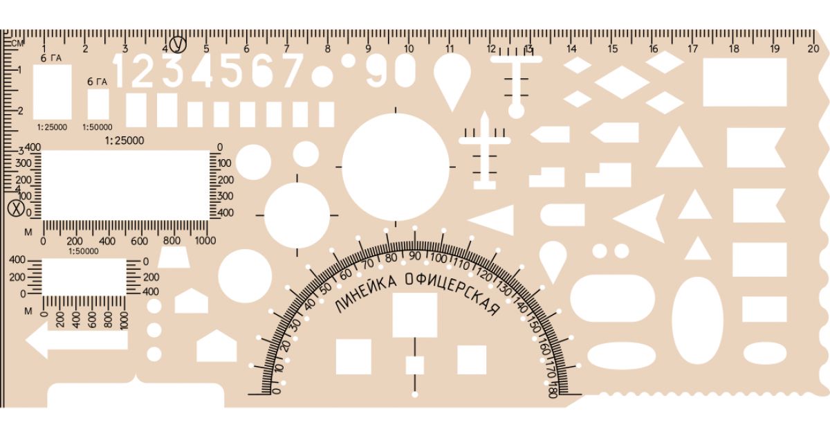 Drafting Stencil Isomars · Stationery
