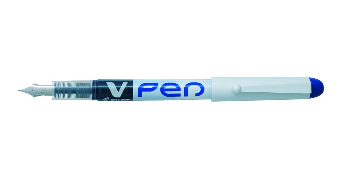 V-Pen Erasable - Fountain Pen - Medium Nib Pilot - Blue · Stationery